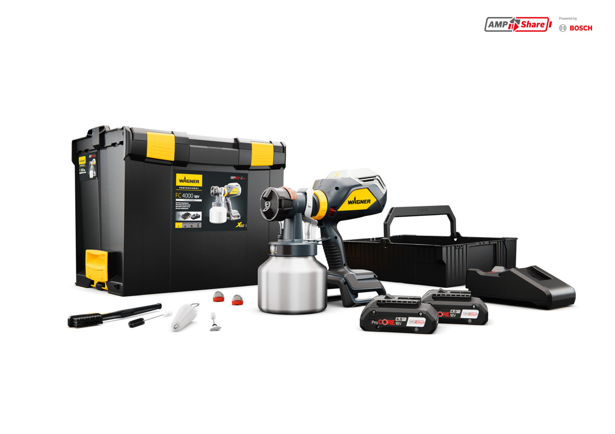 Wagner - FinishControl 4000 - 18V Cordless Handheld XVLP Sprayer ...