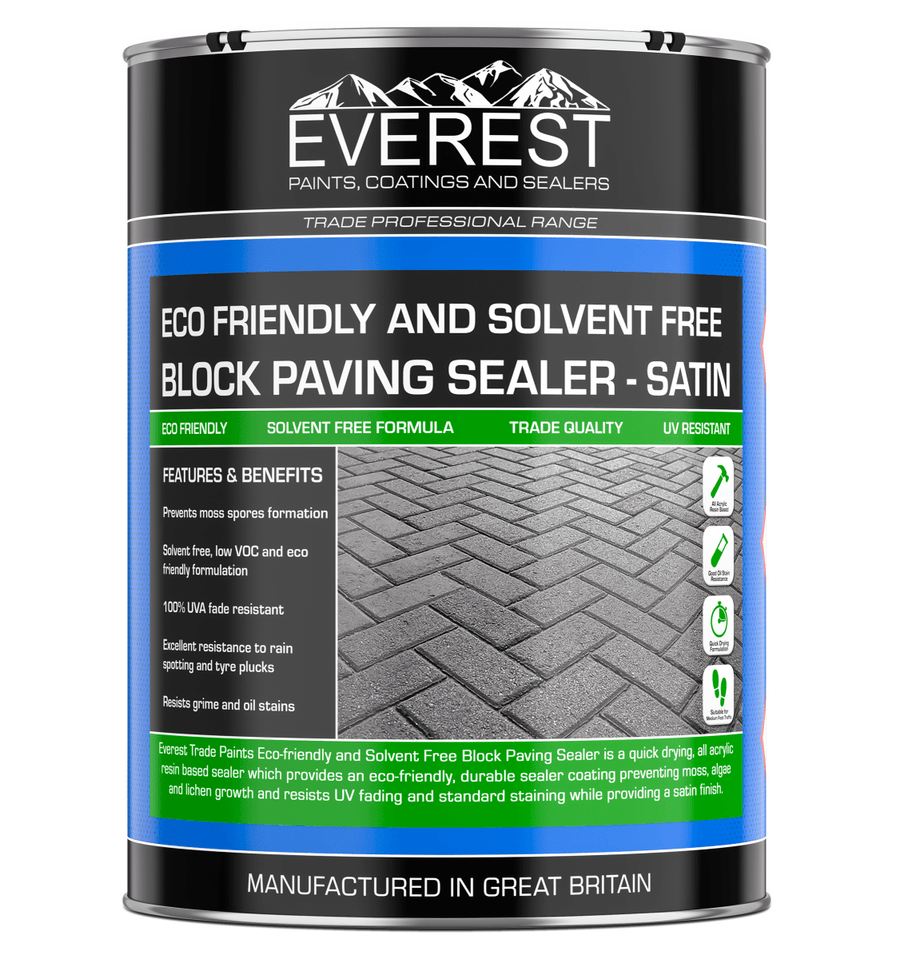 Block Paving Sealer - Eco Friendly and Solvent Free - Everest Trade ...