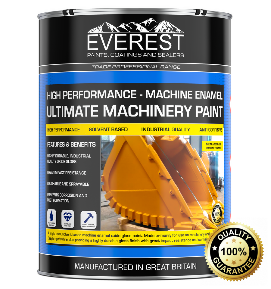 Everest Paints - Ultimate Machine Enamel Machinery Paint - Solvent Bas ...